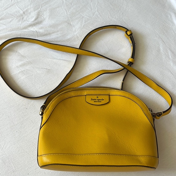 kate spade | Bags | Vintage Kate Spade Yellow Leather Crossbody | Poshmark